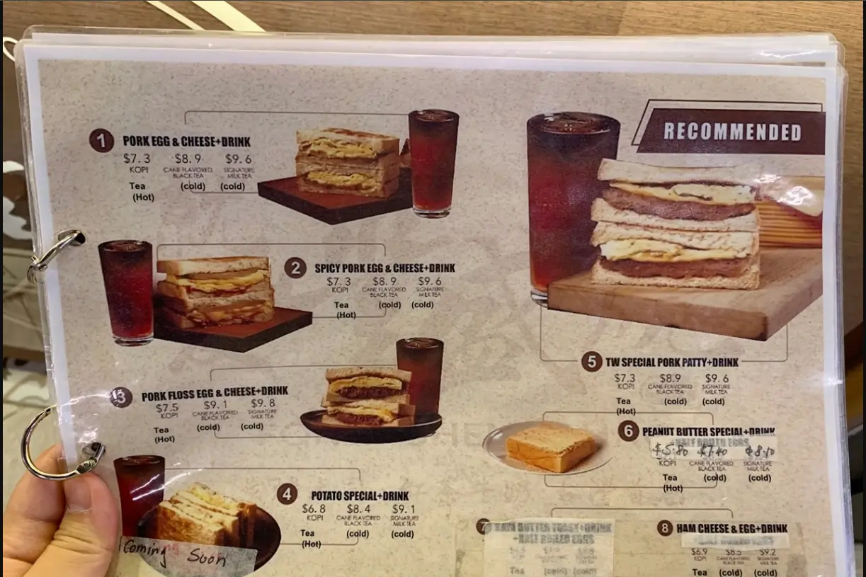 Fong Sheng Hao Menu Singapore Prices 2025