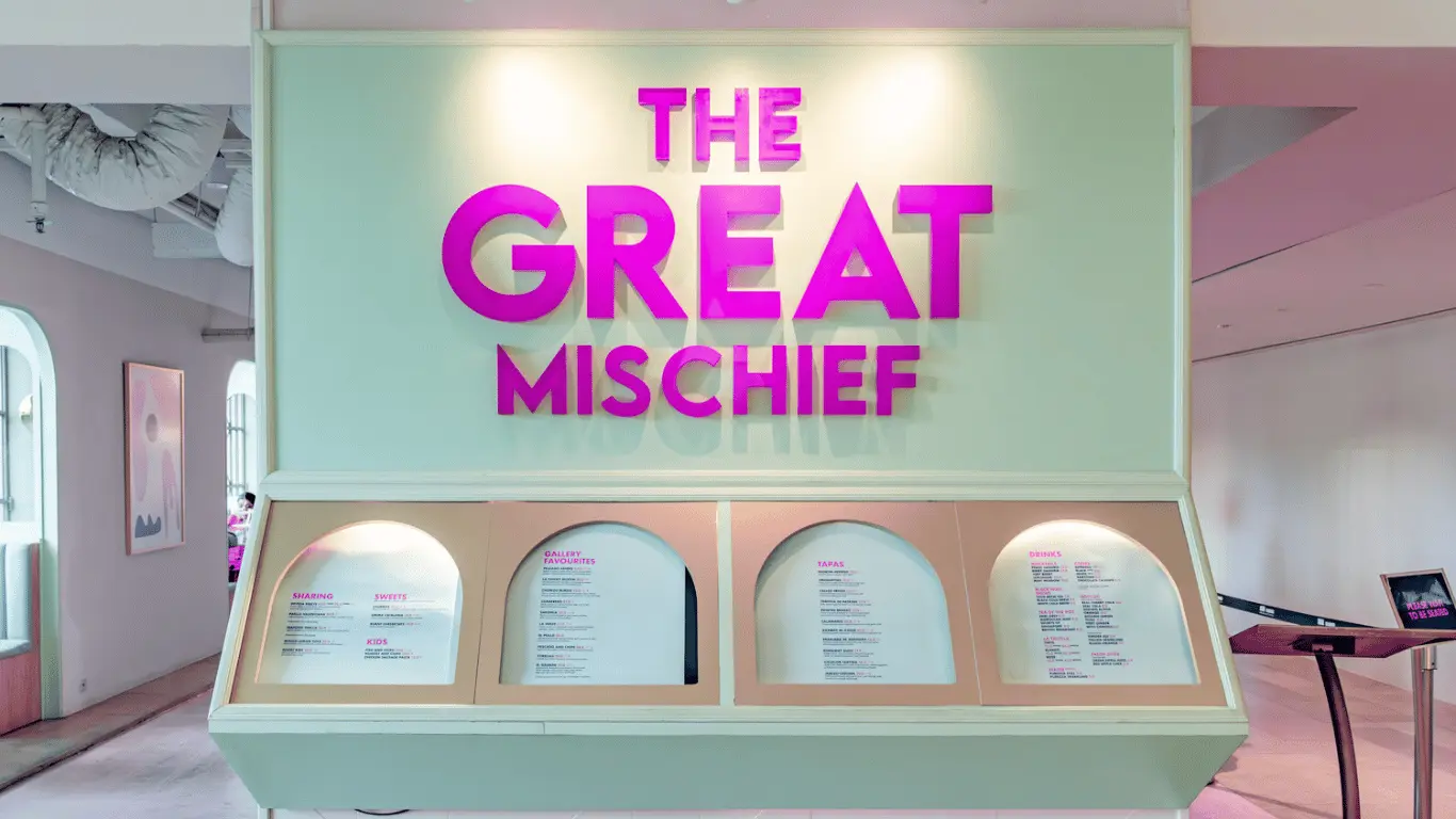 The Great Mischief Menu Singapore (Updated) Prices 2025